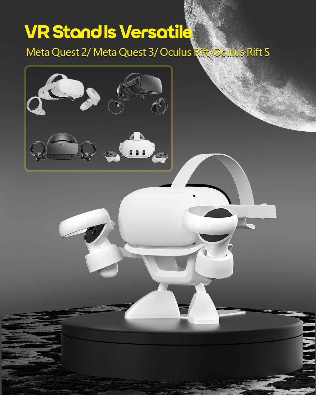 Snapklik.com : Stand For Meta Quest 2/ Oculus Quest 3, VR Stand Headset ...