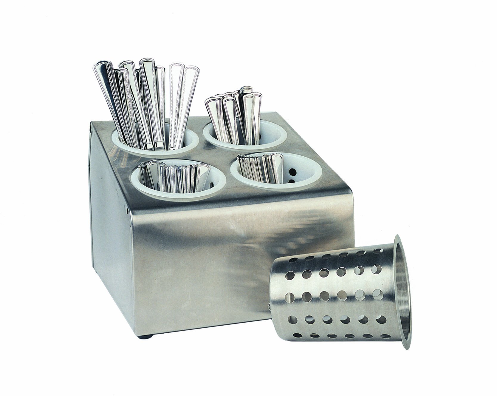 Amazon.com | Crestware 6-Hole Counter Flatware Dispenser: Serveware ...