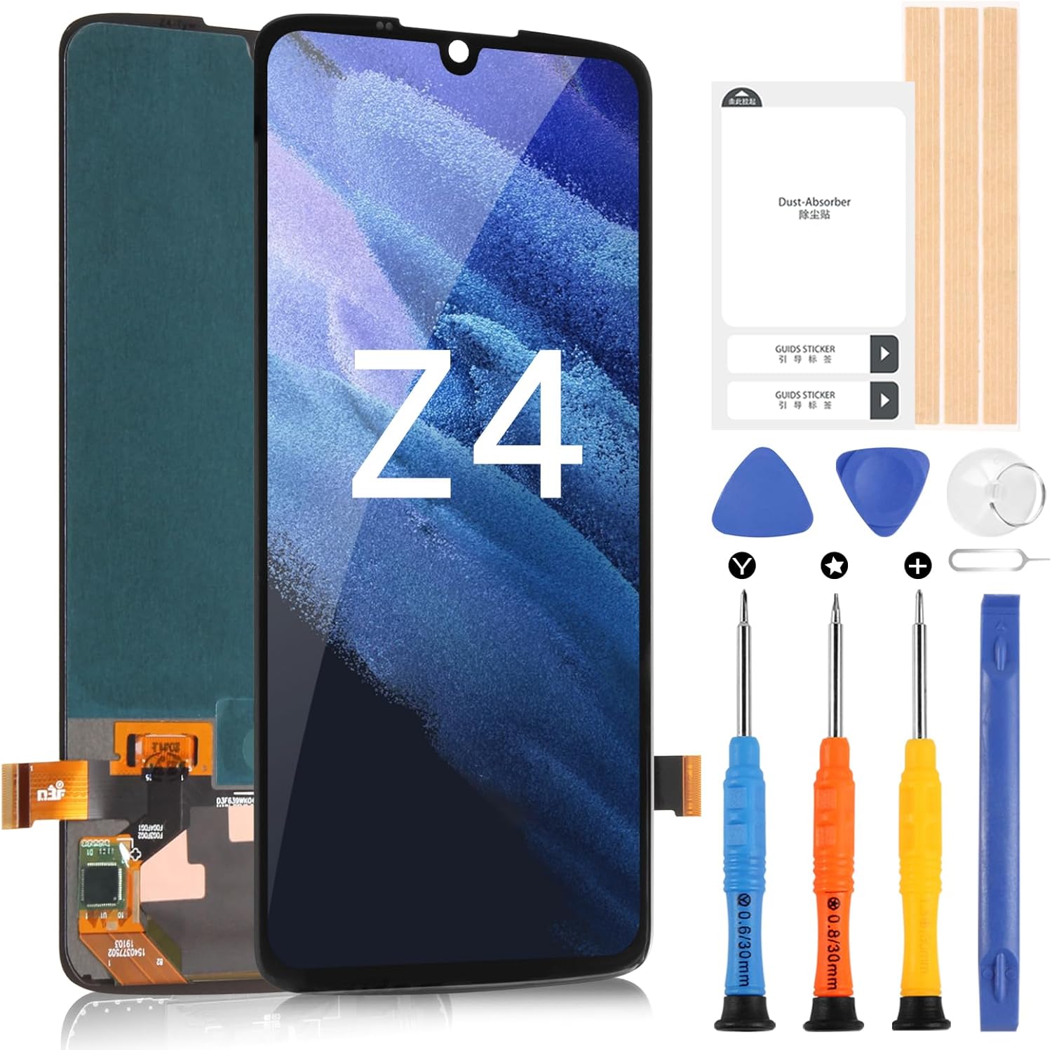 Amazon.com: ARSSLY for Motorola Moto Z4 OLED Screen Replacement, LCD ...