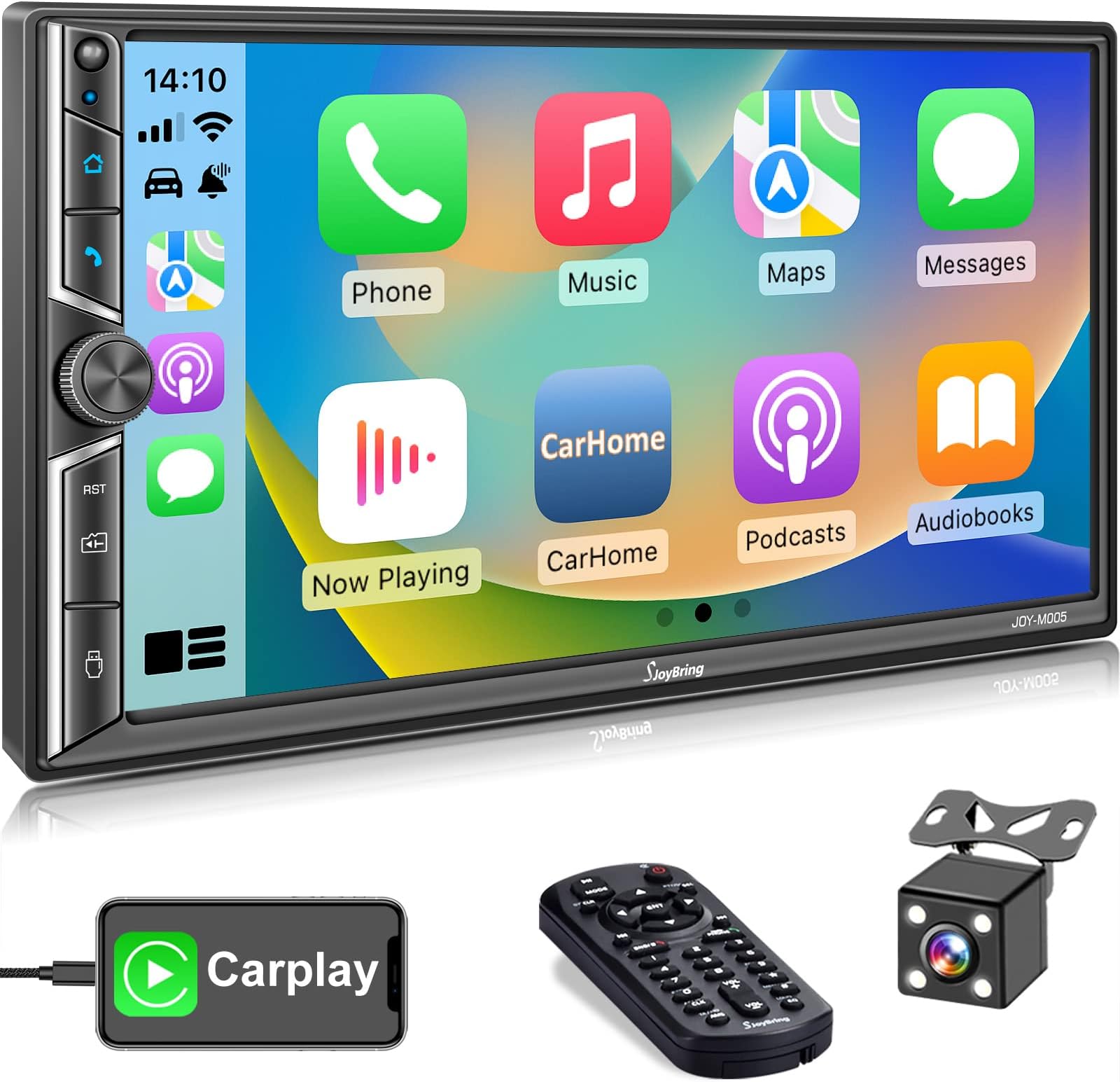 Amazon.com: Double Din Car Multimedia System: 7 Inch HD Touchscreen Car ...