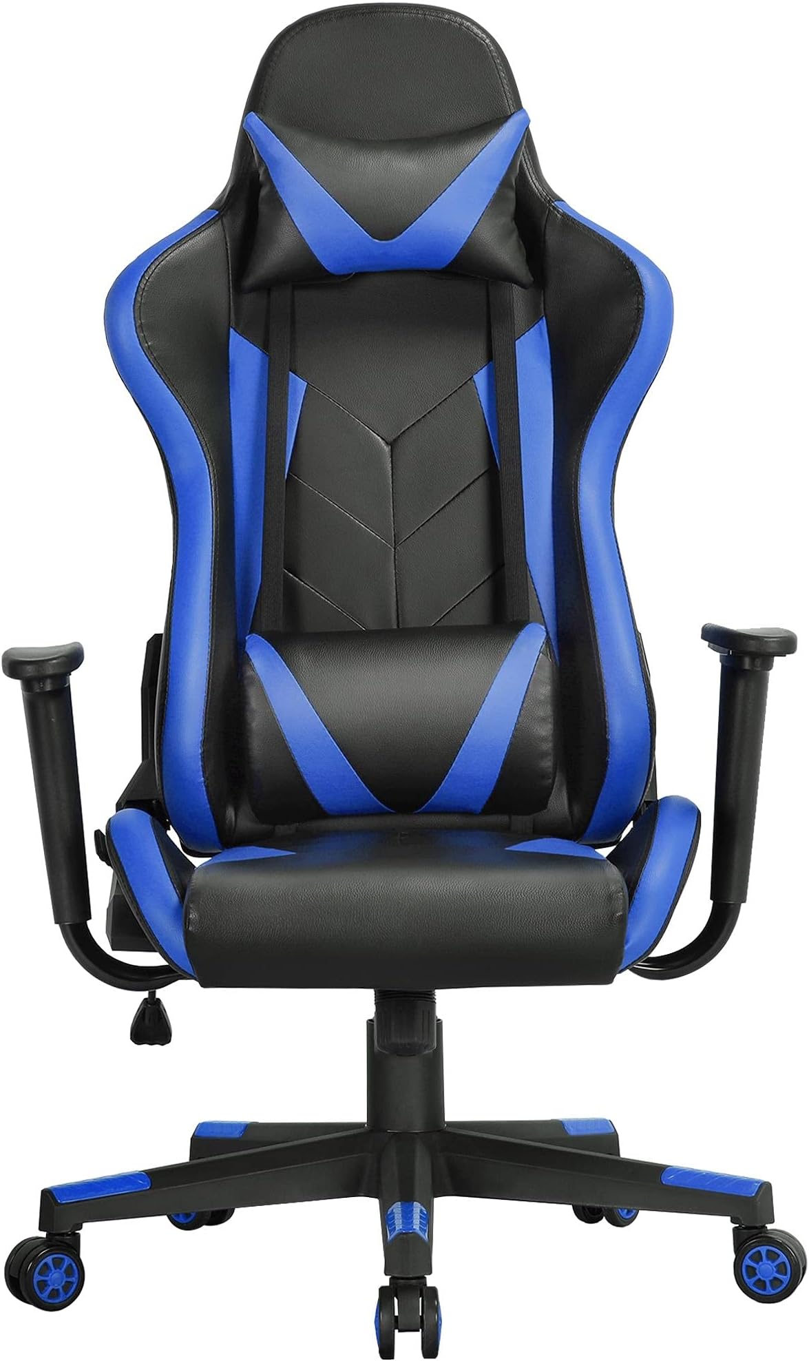 Yaheetech Ergonomic Gaming Chair High Back Video Game Chair PU Leather ...
