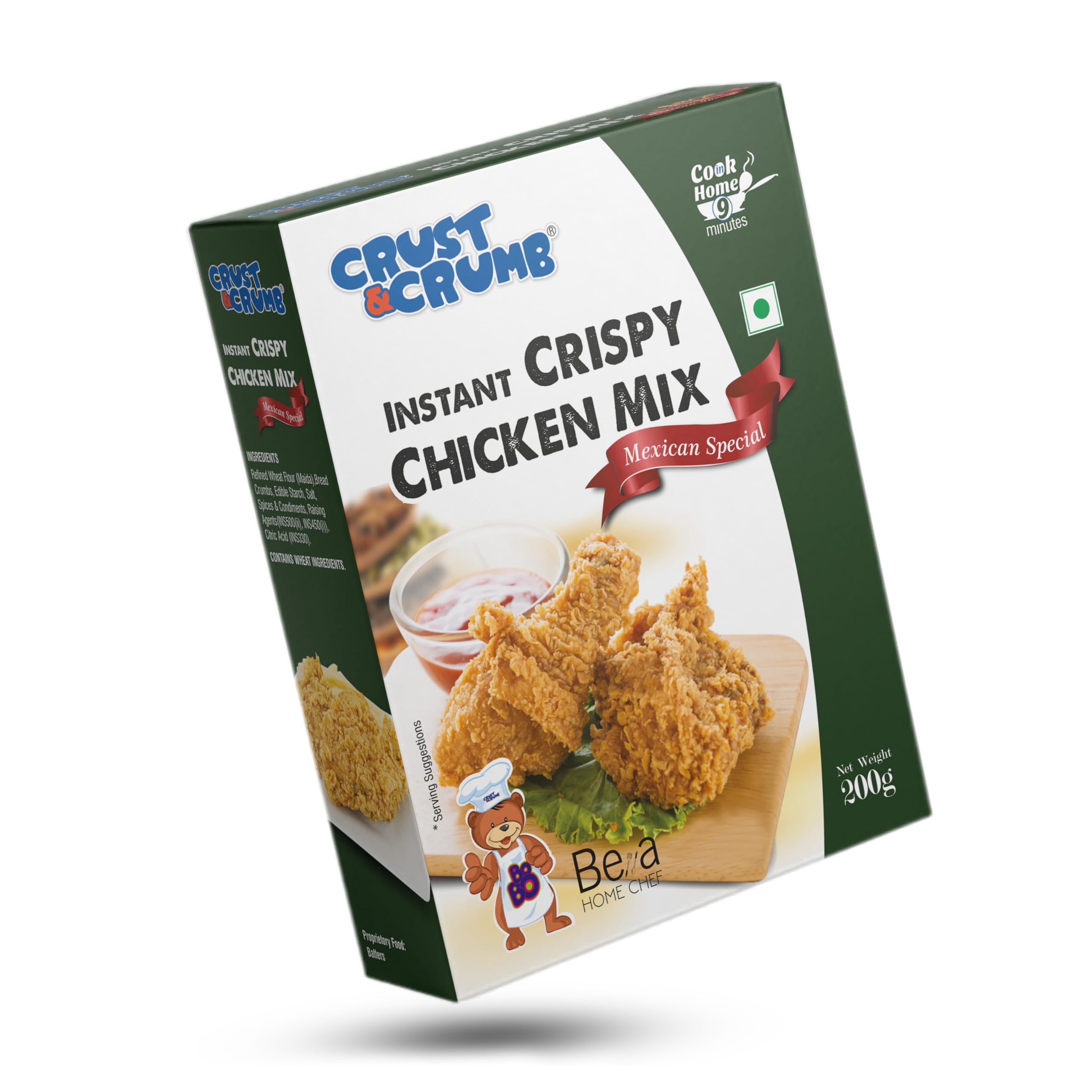 Crust N Crumb Instant Crispy Chicken Mix - Mexican | Cook in 9 Minutes ...