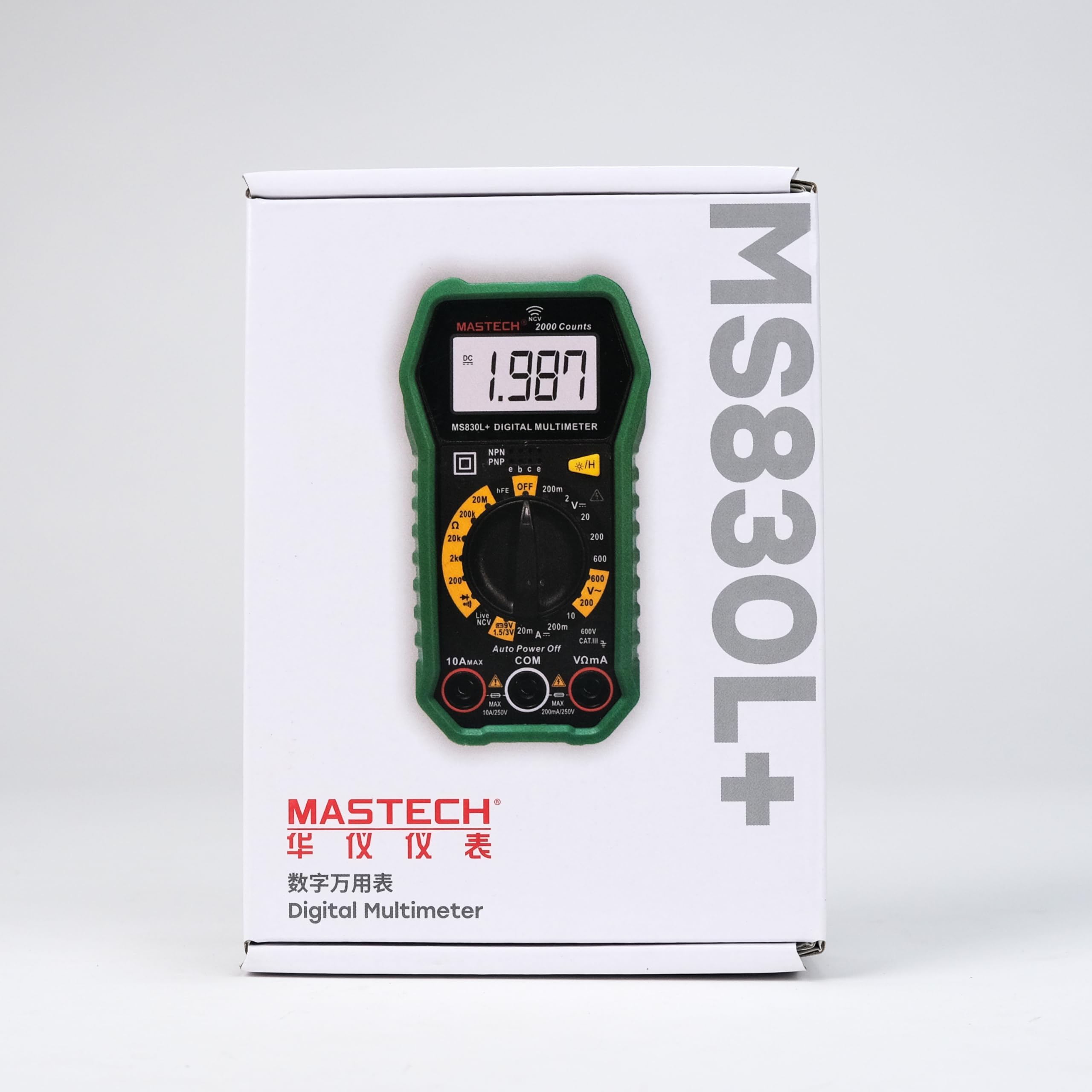 Mastech MAS830L Digital Pocket Multimeter (Assorted) : Amazon.in: Home ...
