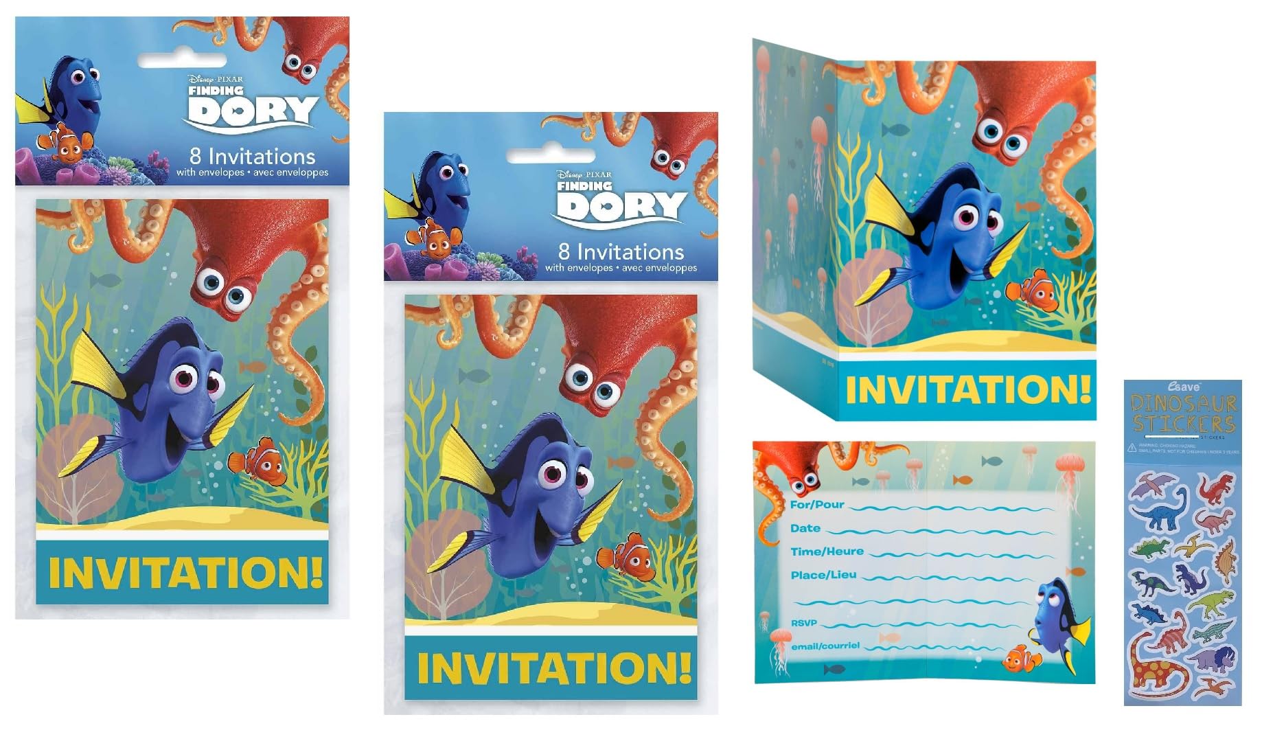 Finding Nemo Invitations