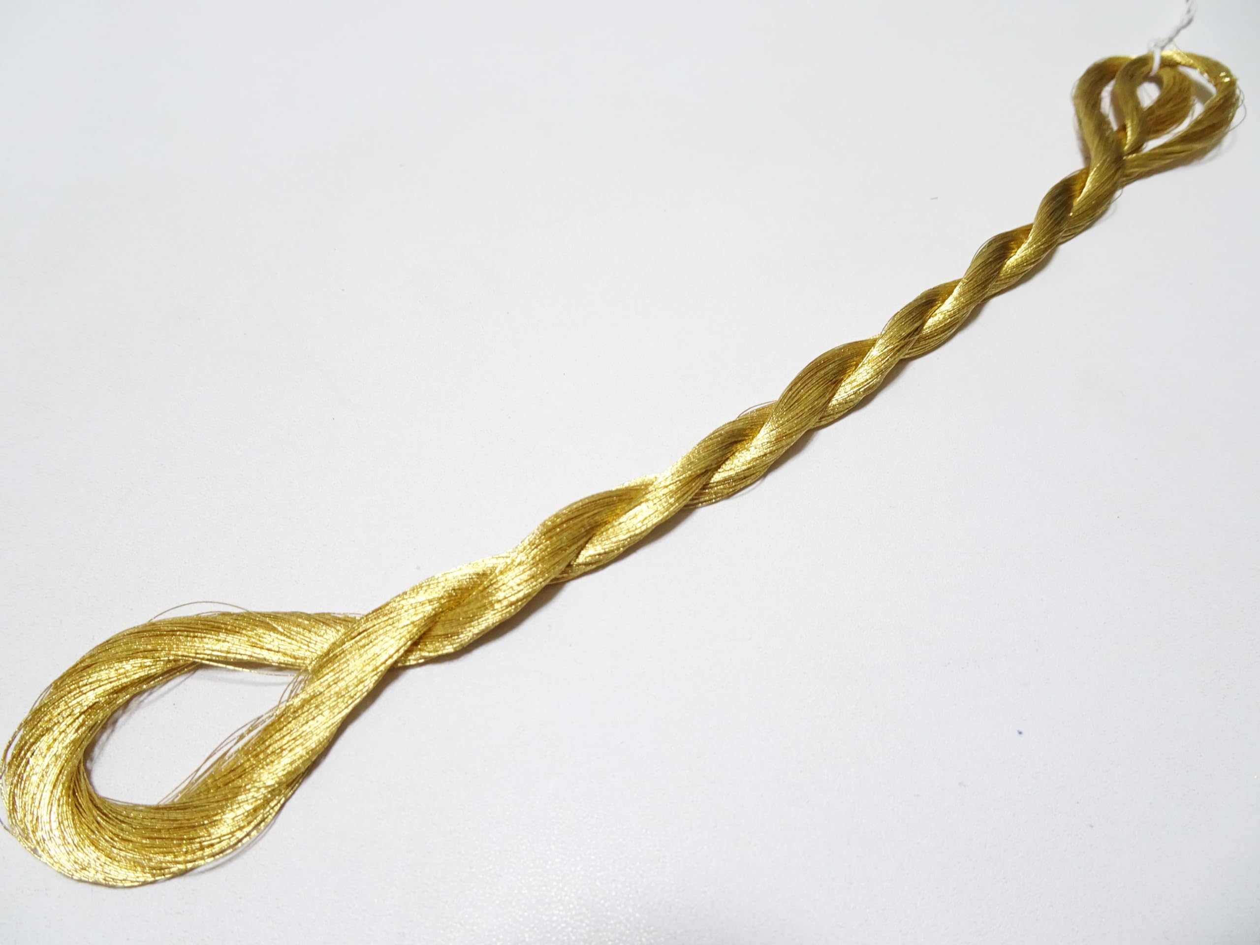 Amazon.com: Japanese vintage rare Superb 24K gold leaf thread 109yard ...