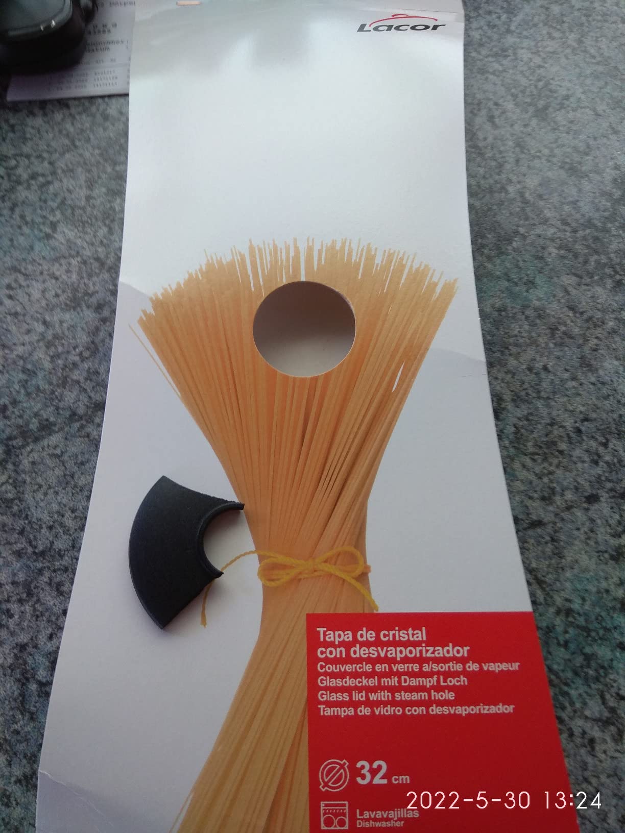 Lacor 71932 Glass Lid 32 cm : Amazon.de: Home & Kitchen