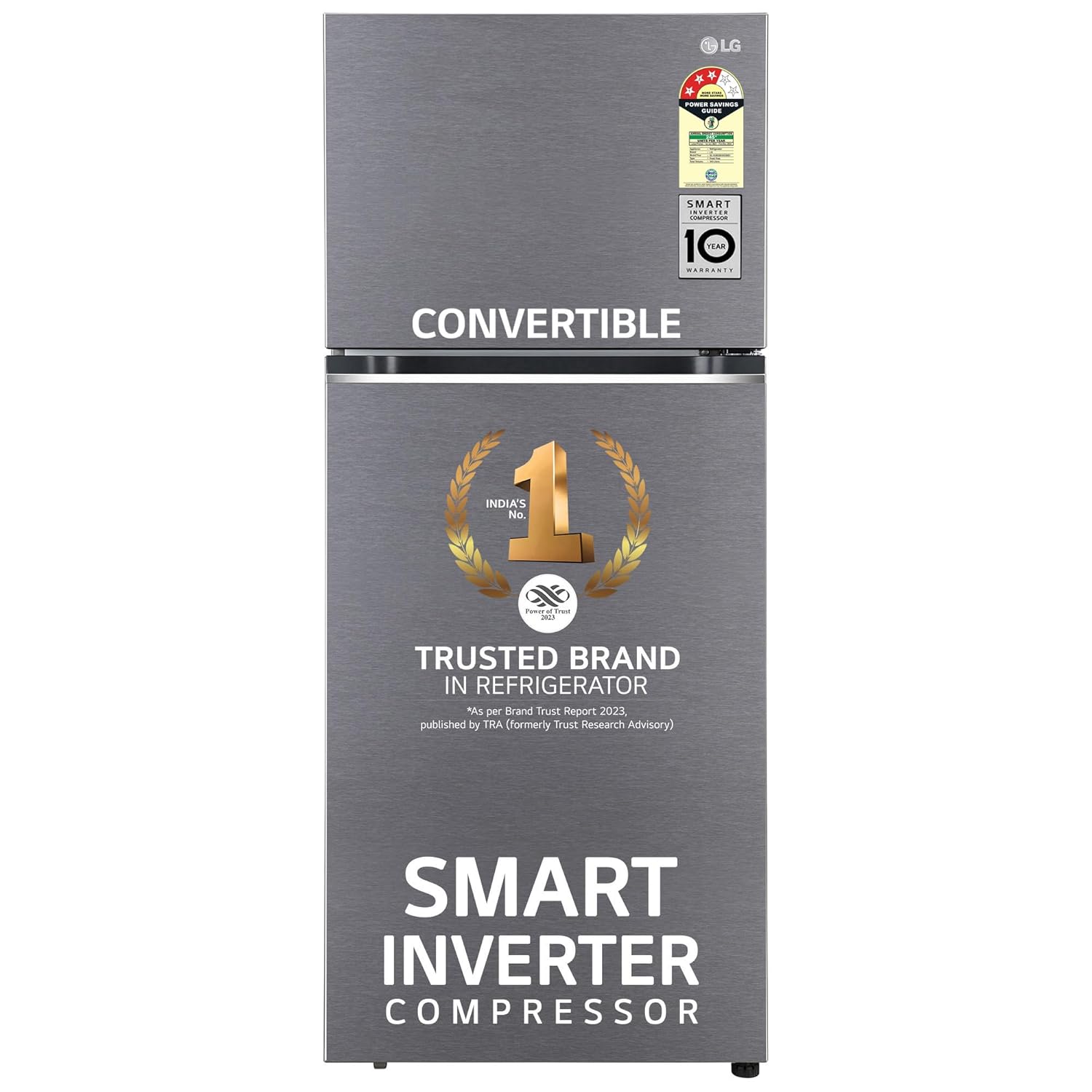 LG 343 L 3 Star Frost-Free Smart Inverter Double Door Refrigerator ...