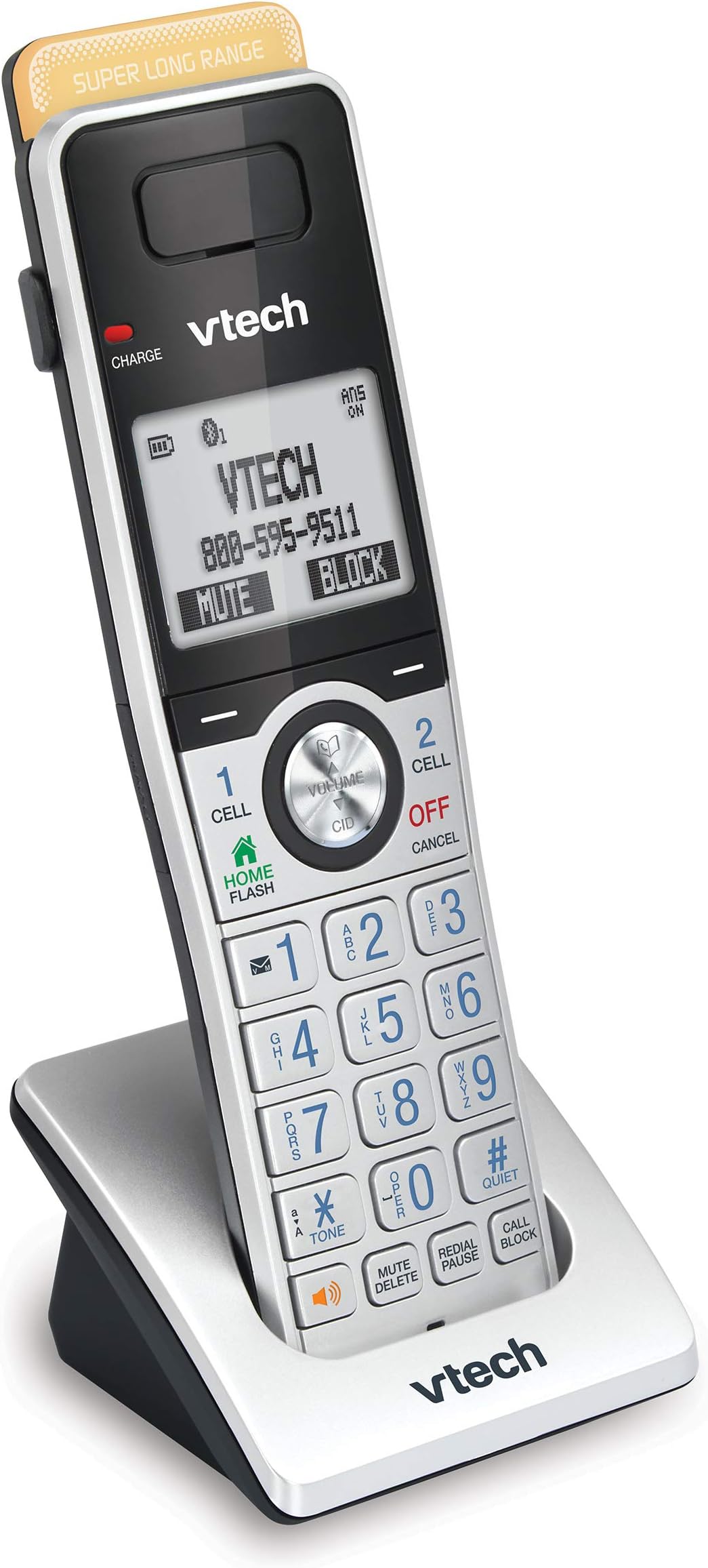 VTech IS8151-5 Téléphone sans fil DECT 6.0 super longue portée 5 ...