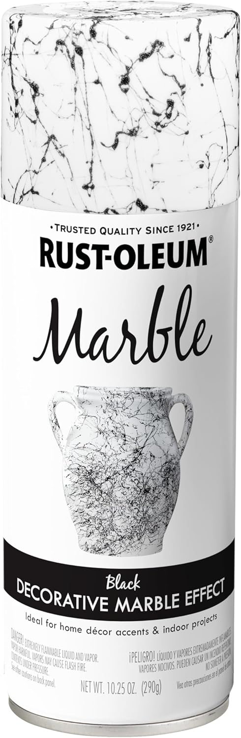 Amazon.com: Rust-Oleum 372487 Specialty Marble Spray Paint, 10.25 oz, White