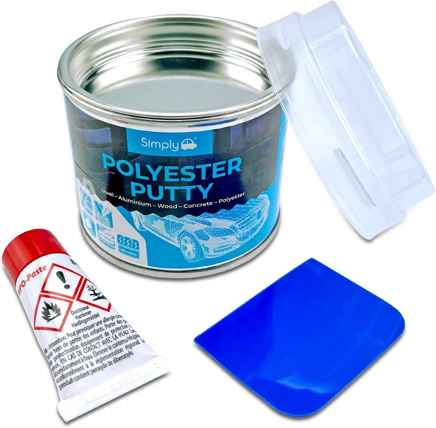 Simply SPP500 Auto Polyester Putty 500g - Multi-Purpose Filler For All ...