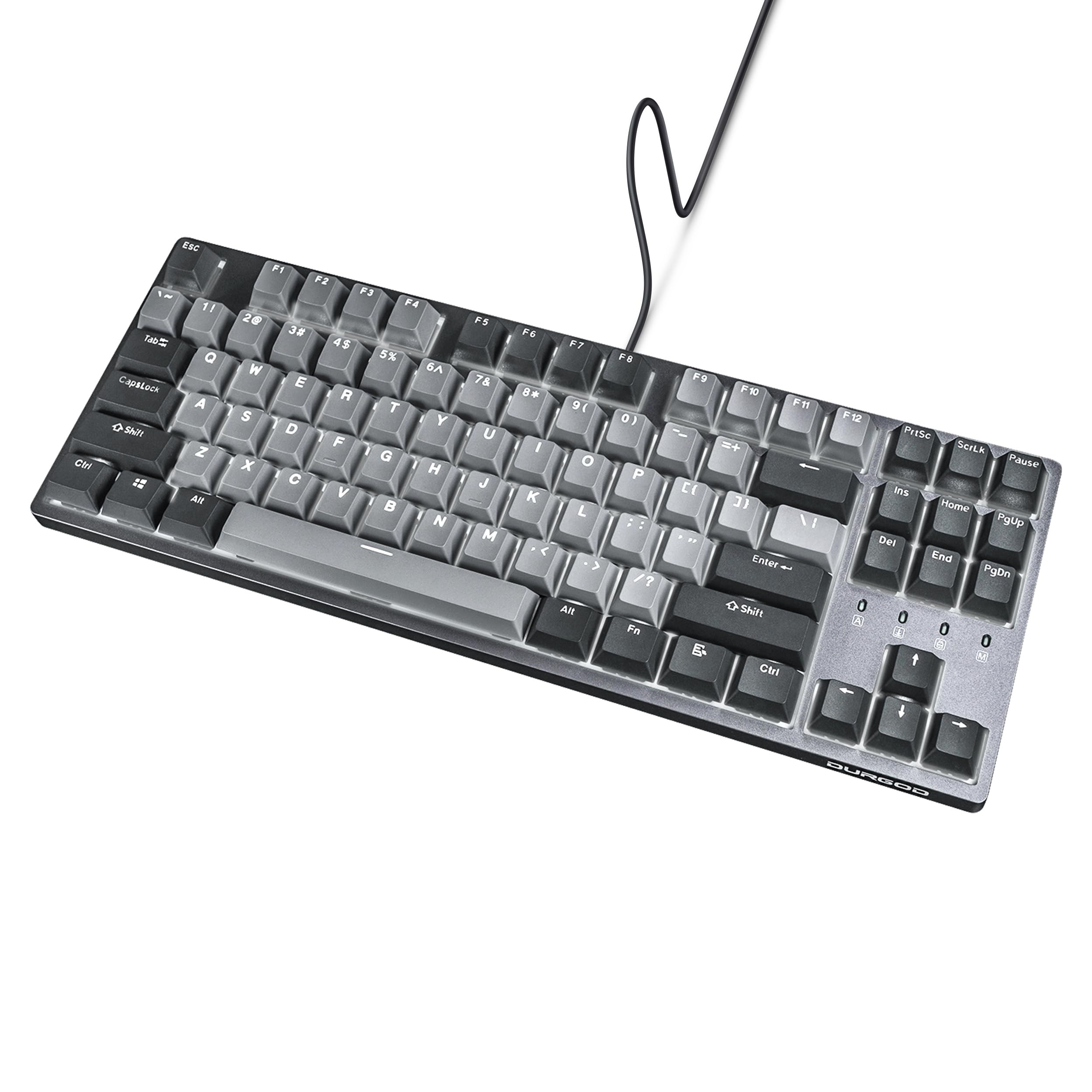 Amazon.com: DURGOD Taurus K320 TKL Mechanical Keyboard | Backlit | 87 ...