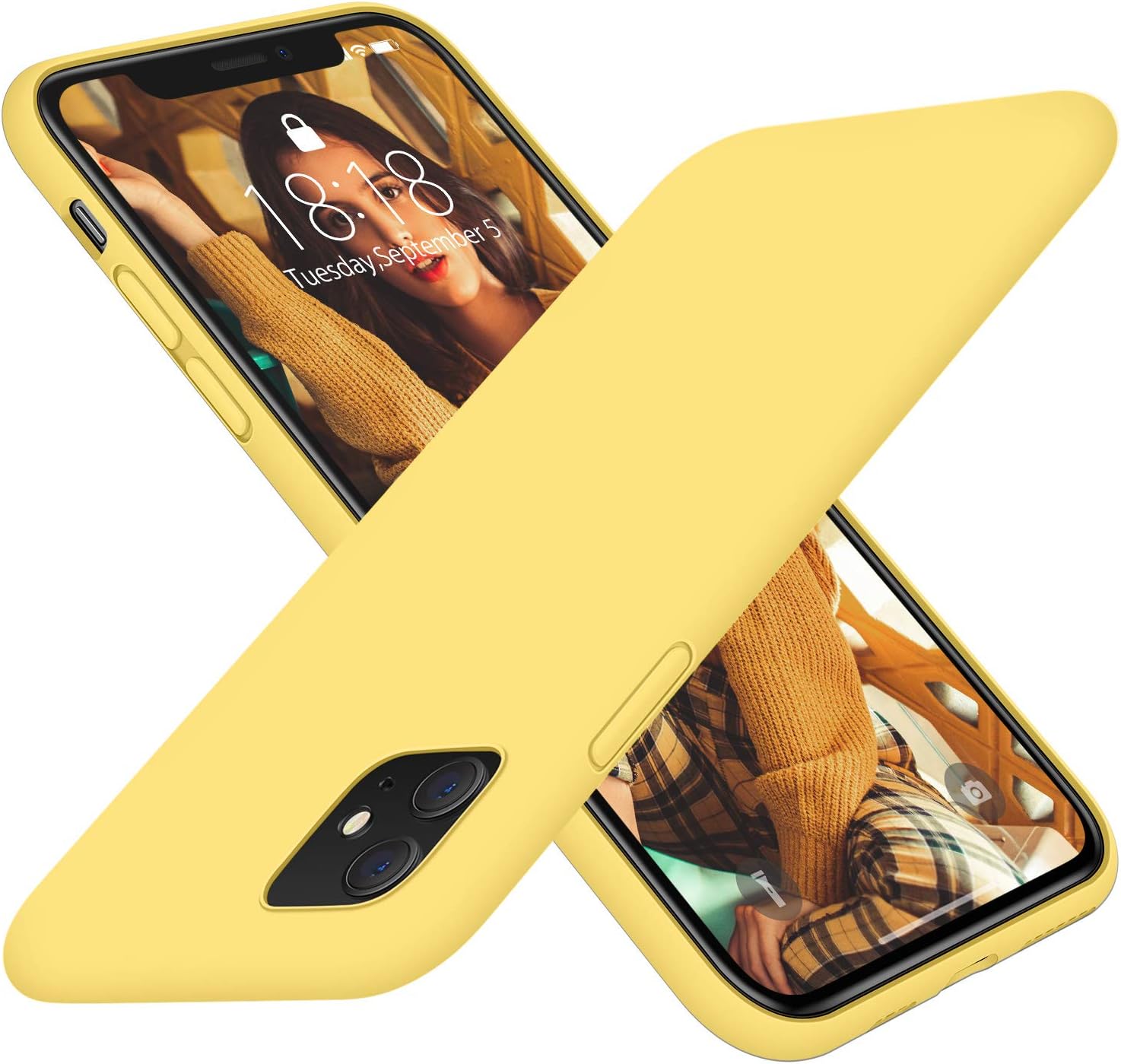 Amazon.com: kwmobile Case Compatible with Apple iPhone 11 Case - TPU ...