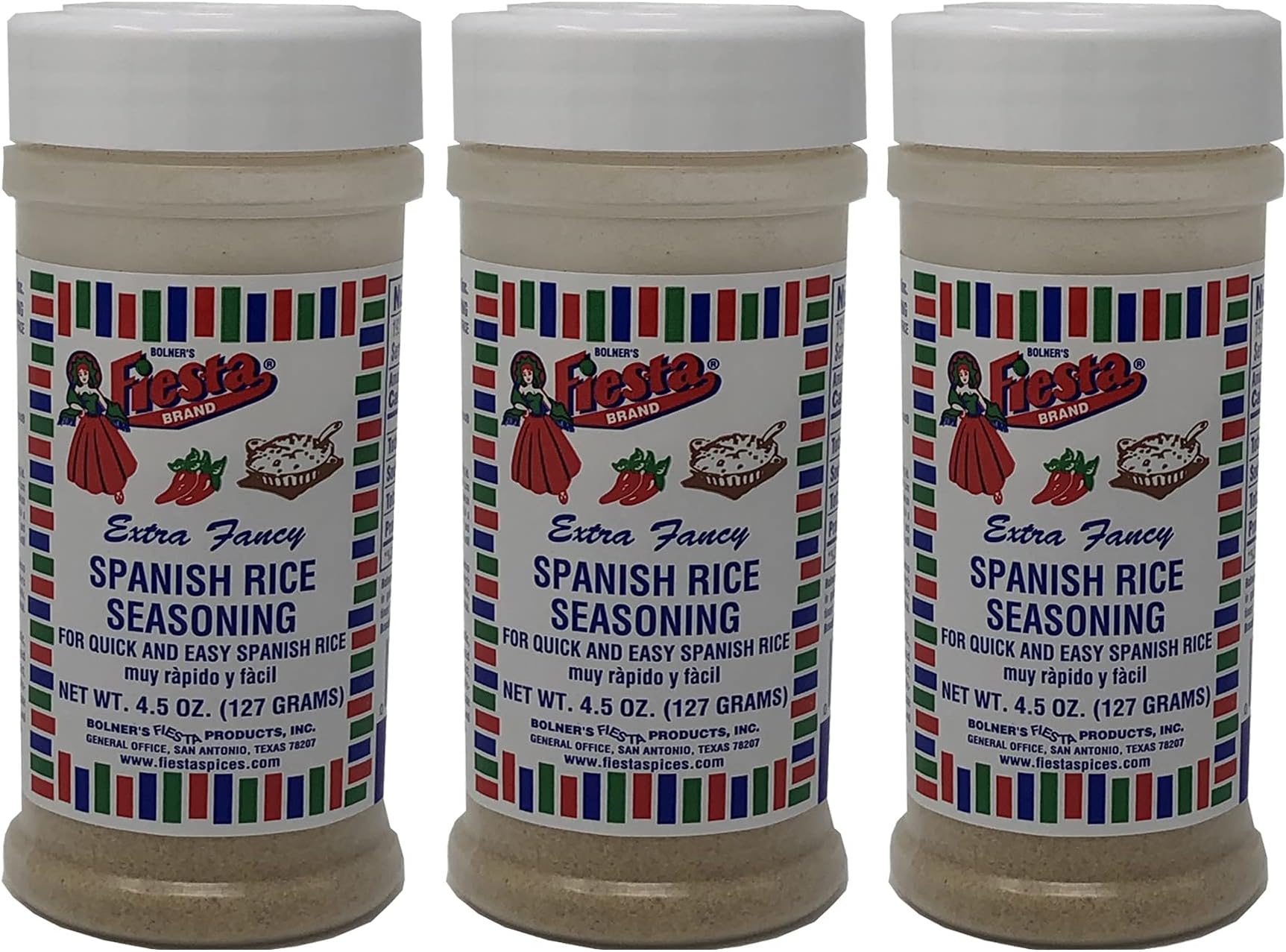 Amazon.com : Bolner's Fiesta Mexican Seasonings & Spices 4.5oz - 6oz ...