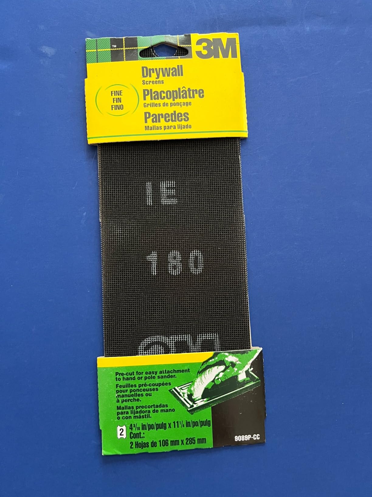 4-3/16 in. x 11-1/4 in. Fine Grit, Drywall Sanding Screens (2 Screens ...