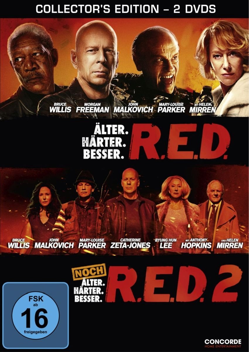 Red 2 Dvd Front Cover ANATOMIE 1 + 2: Ab 27. August Als Blu Ray In