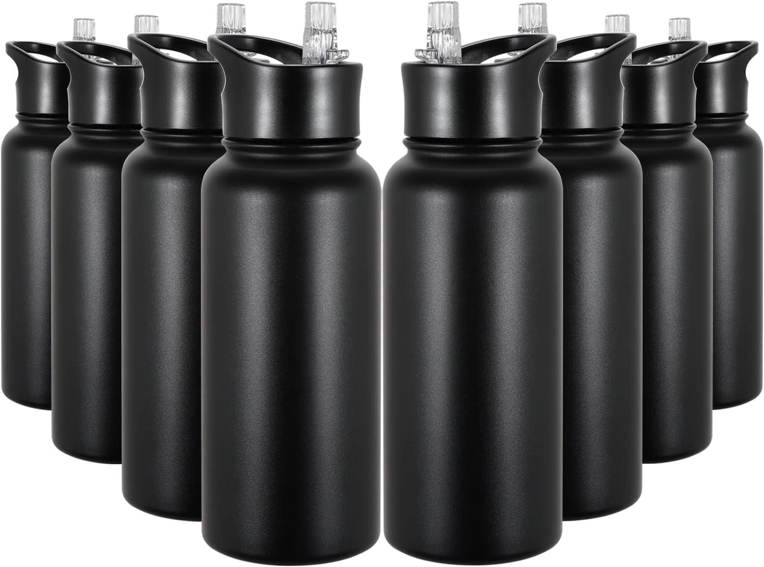Amazon.com: VQRRCKI 32 oz Insulated Water Bottle Bulk 8 Pack, Stainless ...