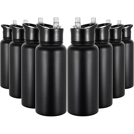Amazon.com: VQRRCKI 32 Oz Insulated Water Bottle Bulk 8 Pack, Stainless ...