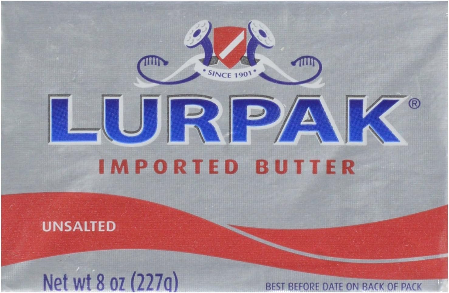 Amazon.com: President Imported Unsalted Butter,7oz (199g) : Grocery ...