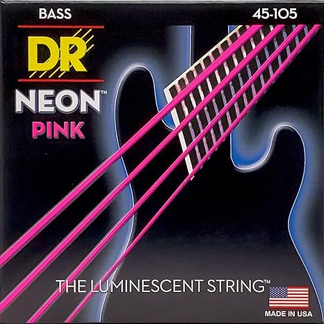 Amazon.com: DR Strings HI-DEF NEON Bass Guitar Strings (NPB-45)
