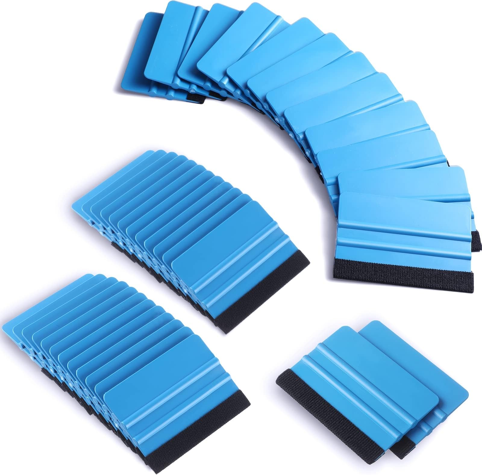 Amazon.com: Frienda 12 Pieces Plastic Felt Edge Squeegee Tool Vinyl 4 ...