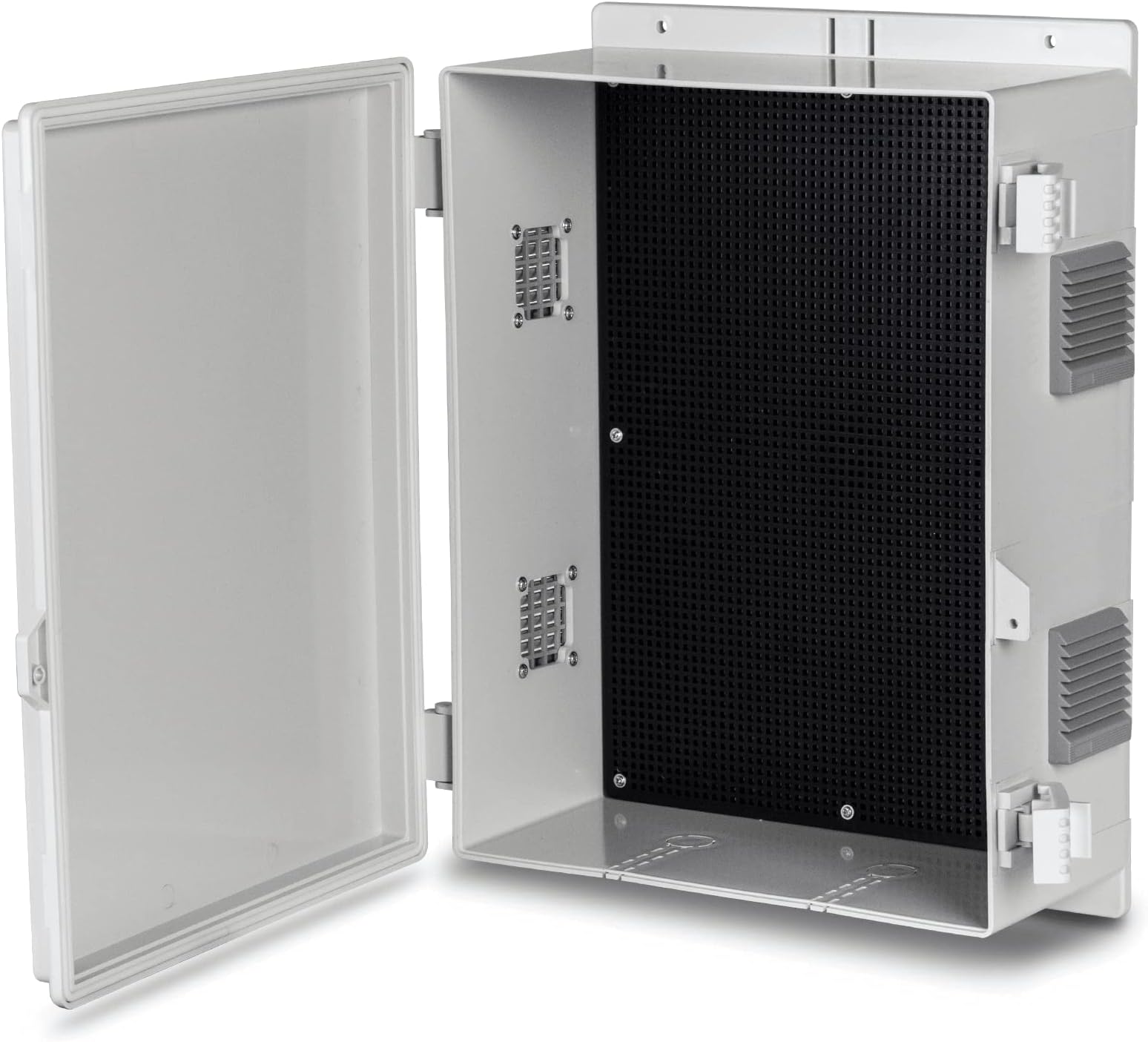 NavePoint 14x10x04 ABS Plastic Indoor IP54 NEMA 12 Enclosure, Hook ...