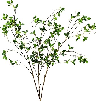 Amazon.com: JOPY 3Pcs Faux Ficus Twig 43.3" Artificial Ficus Branches ...