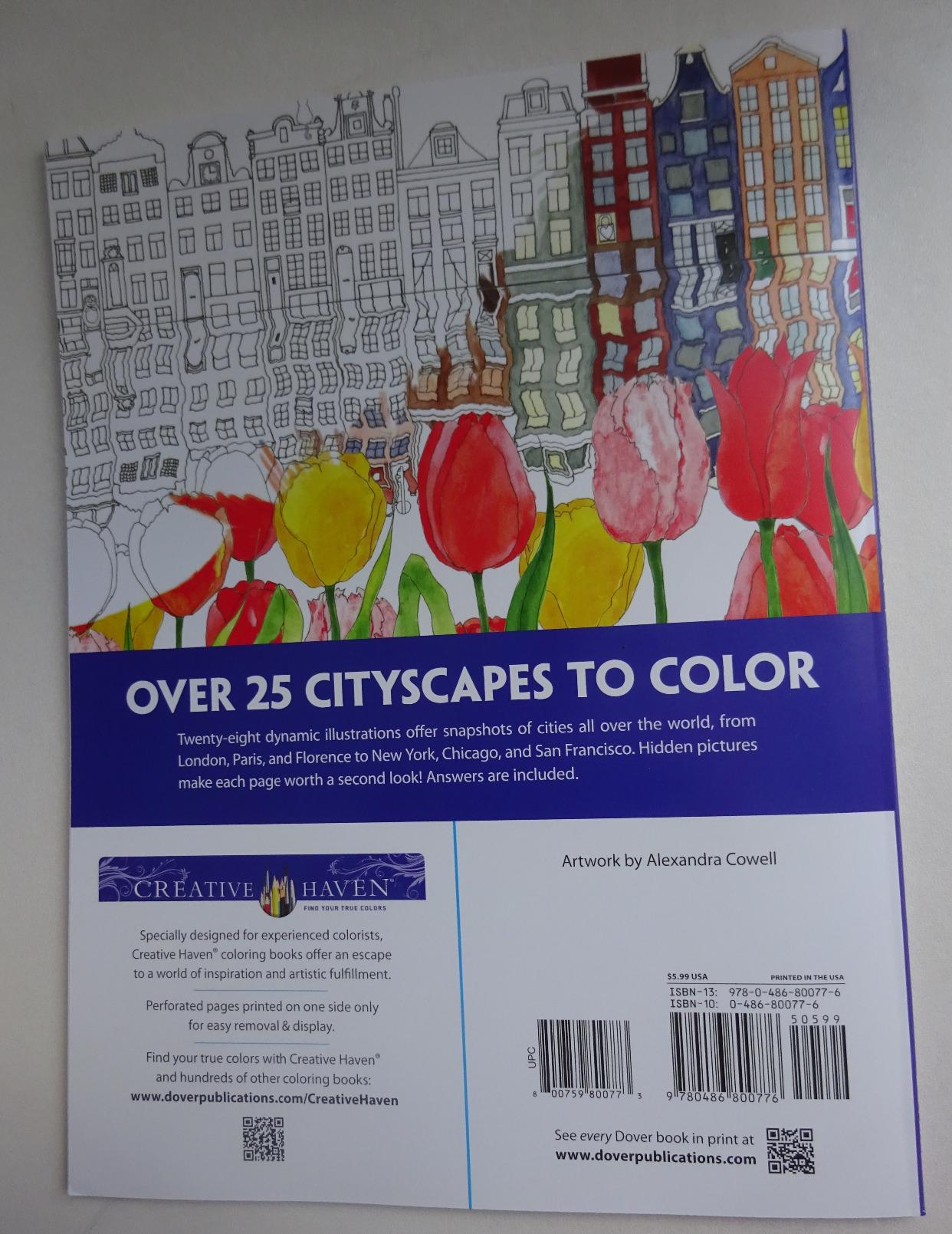 Creative Haven CityScapes: A Coloring Book with a Hidden Picture Twist ...