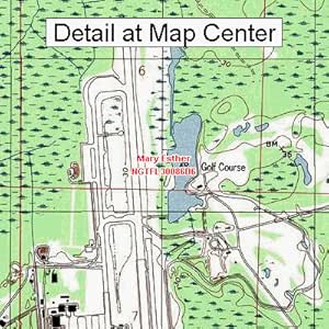 Amazon.com : USGS Topographic Quadrangle Map - Mary Esther, Florida ...
