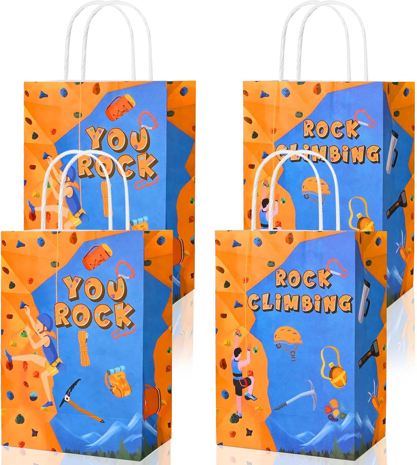 Amazon.com: 24 Pcs Rock Climb Party Favor Bags Rock Climbing Paper ...
