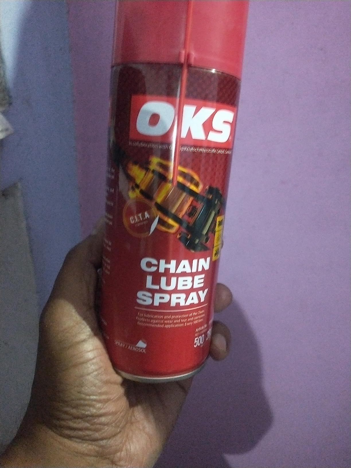 OKS German Chain Lube Spray 500 ml : Amazon.in: Sports, Fitness & Outdoors