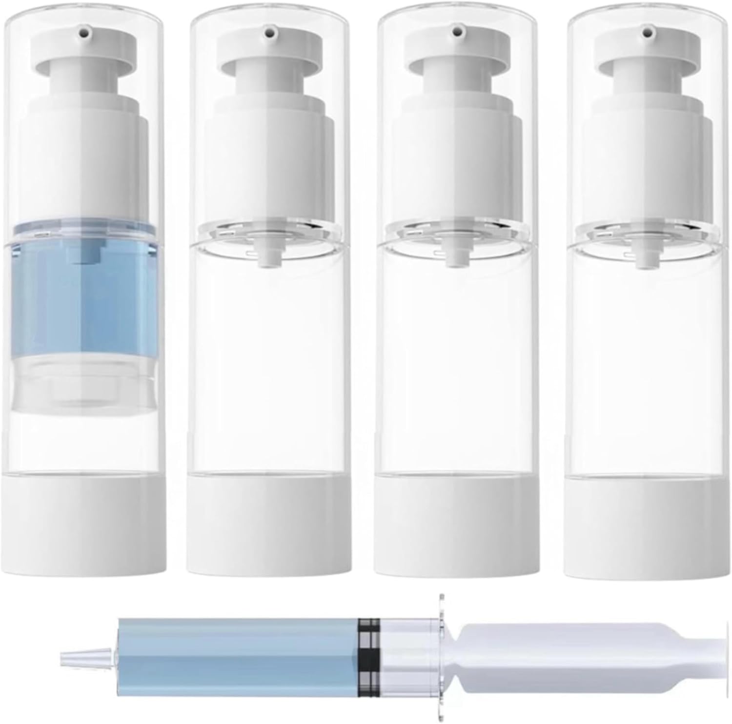 Amazon.com: 1oz/30ml Airless Pump Bottle, TSA Approved Travel Bottle ...