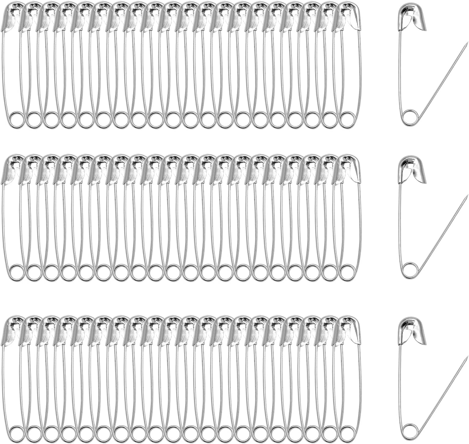 Amazon.com: Qjaiune 500 PCS 38mm / 1.5 Inch Safety Pins Heavy Duty ...