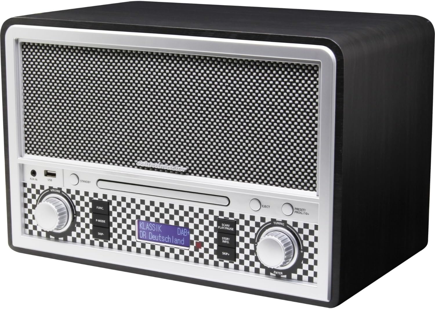 Pure Chronos CD II Radio Alarm Clock (DAB/DAB+/Stereo-Tuner FM, CD ...