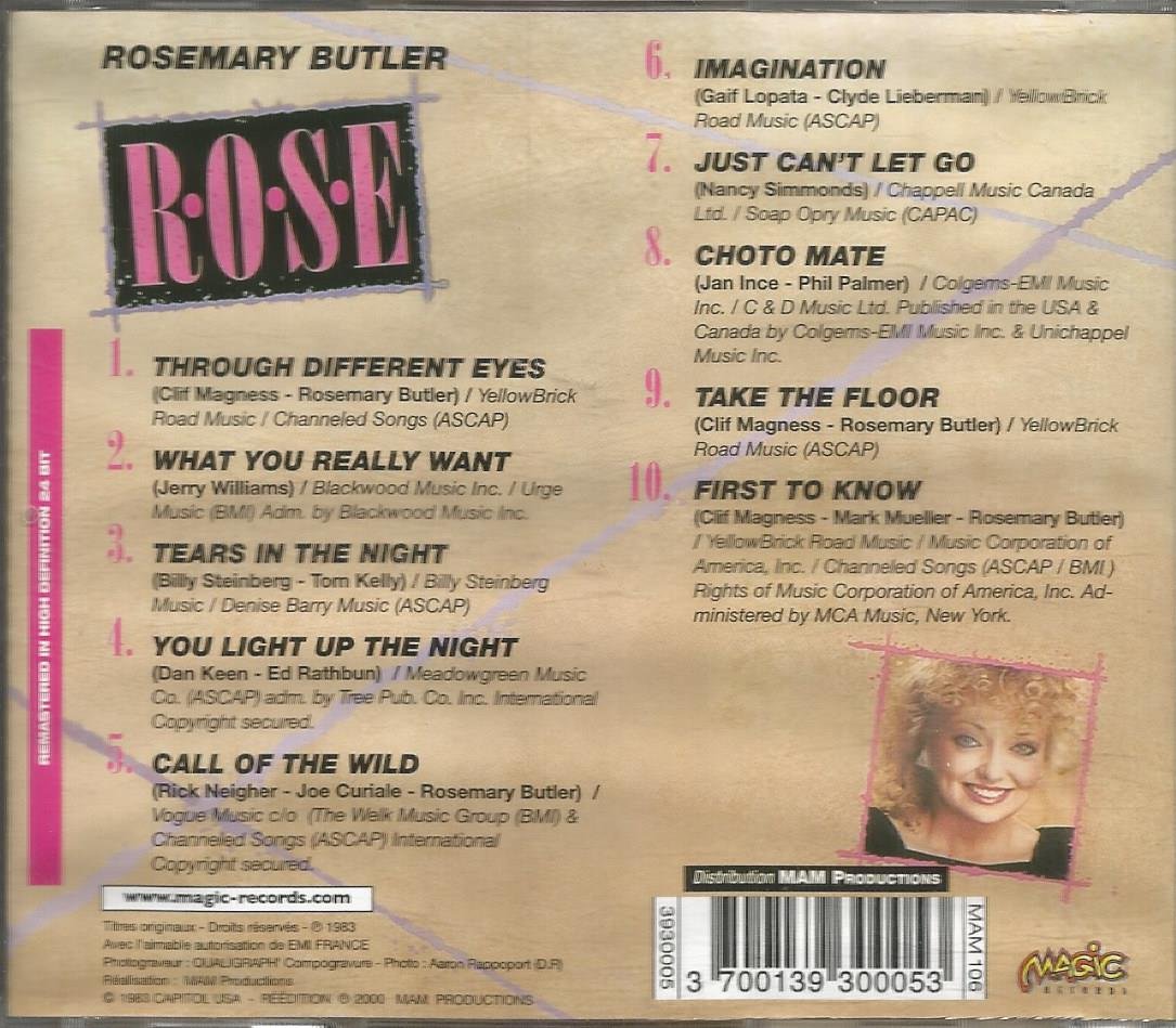 Rose: Butler, Rosemary: Amazon.es: CD y vinilos}