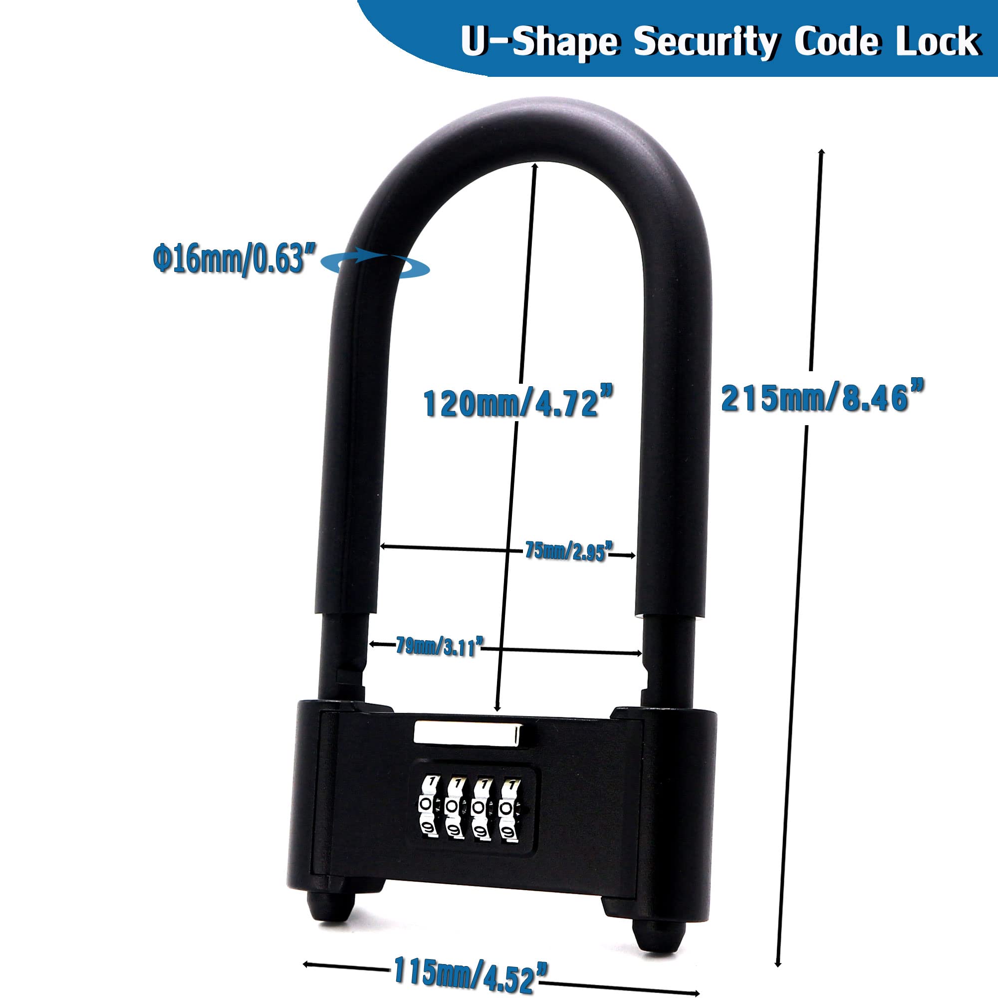 Snapklik.com : 4 Digit Combination Padlock,VRESOURCING Heavy Duty Anti ...