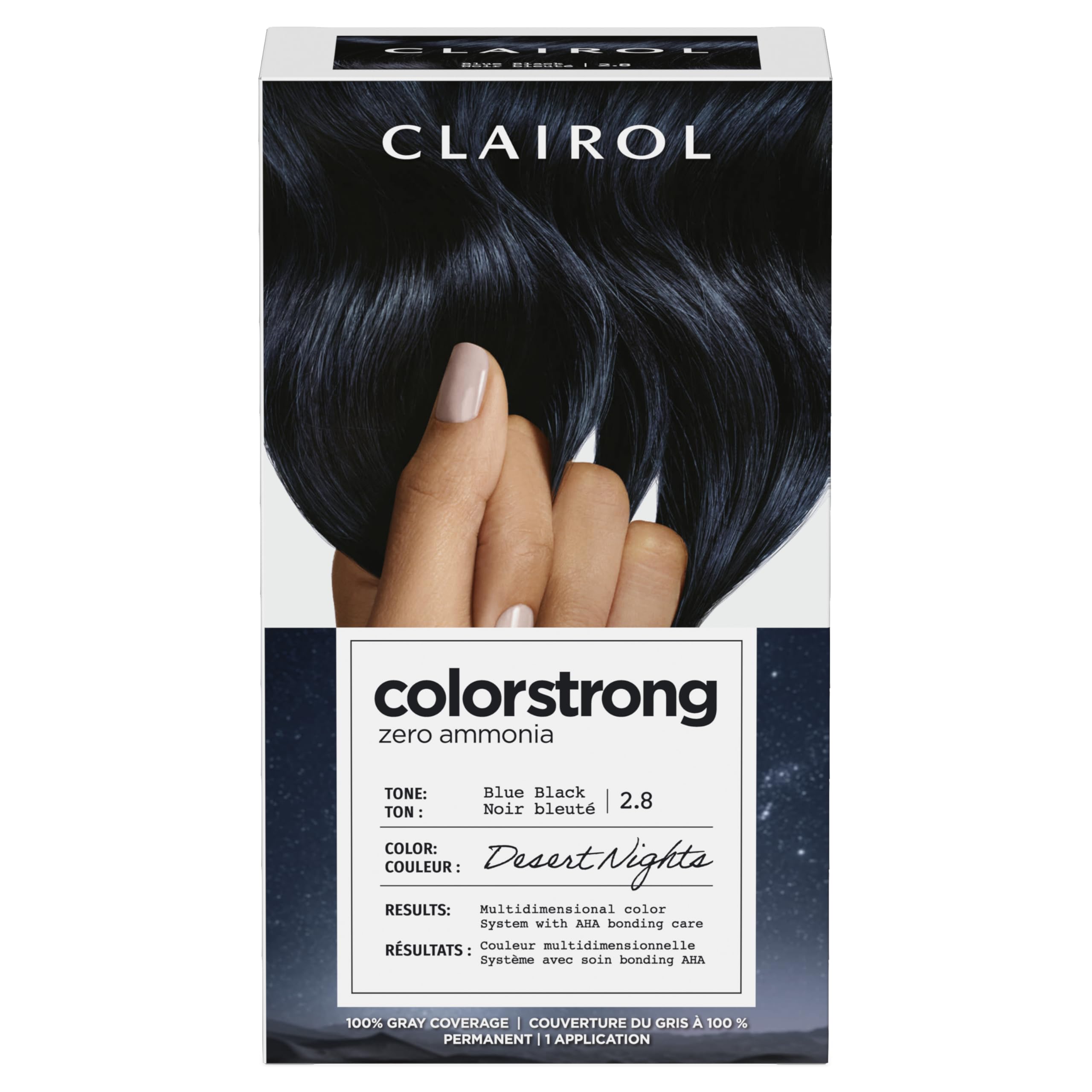 Amazon.com : Clairol ColorStrong Permanent Zero Ammonia Hair Dye, 2.8 ...