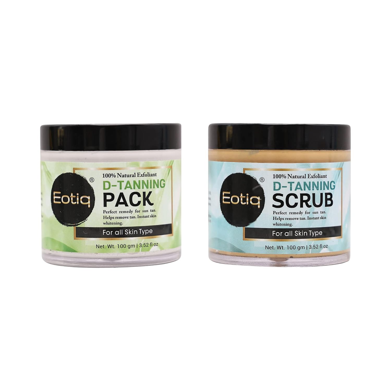 Buy Eotiq D-Tanning Scrub And D-Tanning Pack|Suitable for All Skin ...