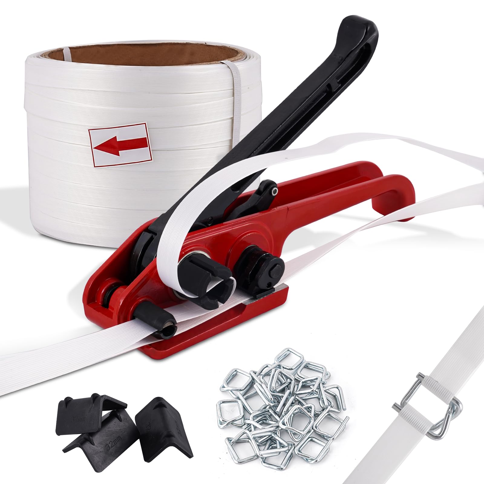 BAOSHISHAN Kit d'outils de cerclage manuel pour palettes 13-19 mm pour ...