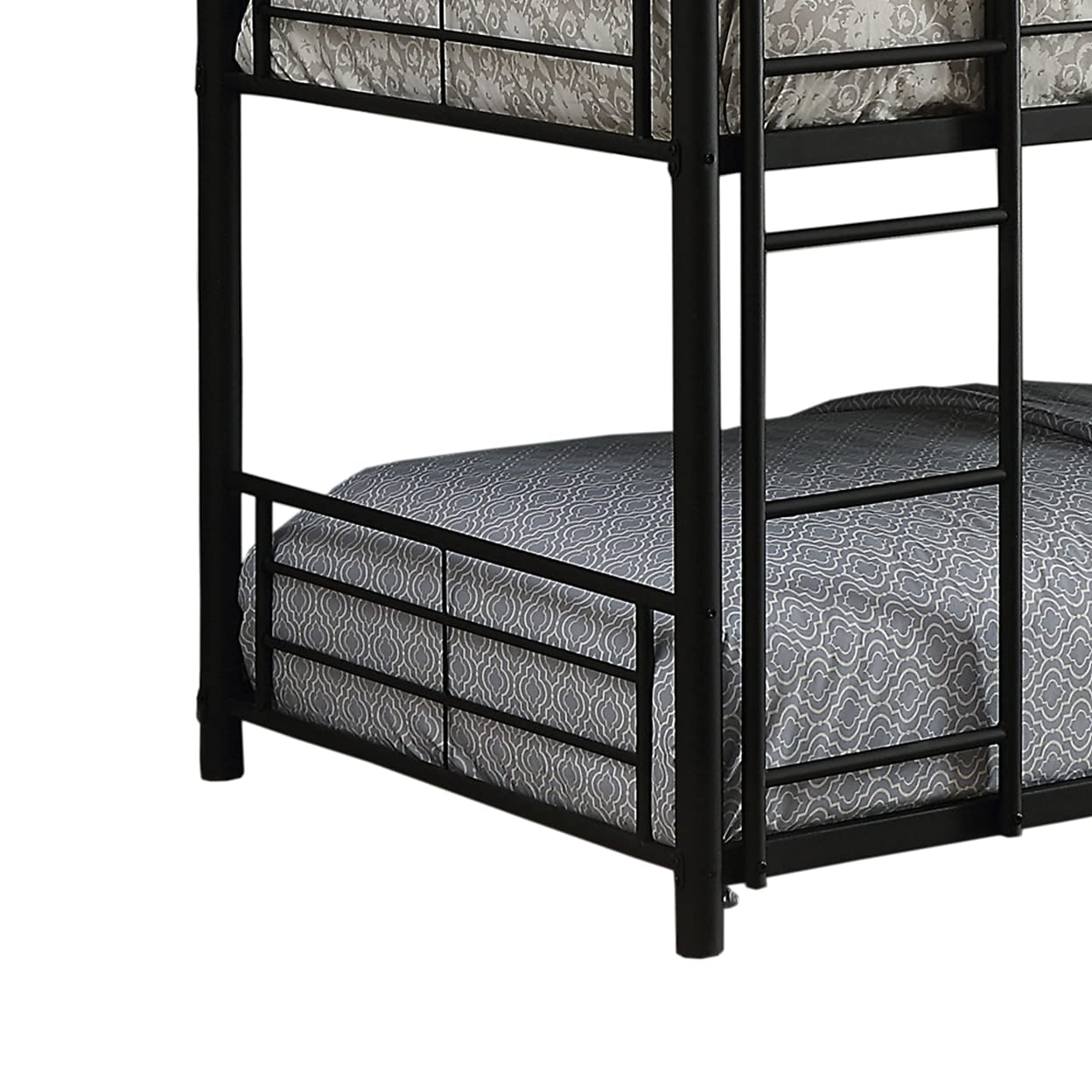 Acme Cairo Metal Frame Full Triple Bunk Bed in Sandy Black *incomplete ...