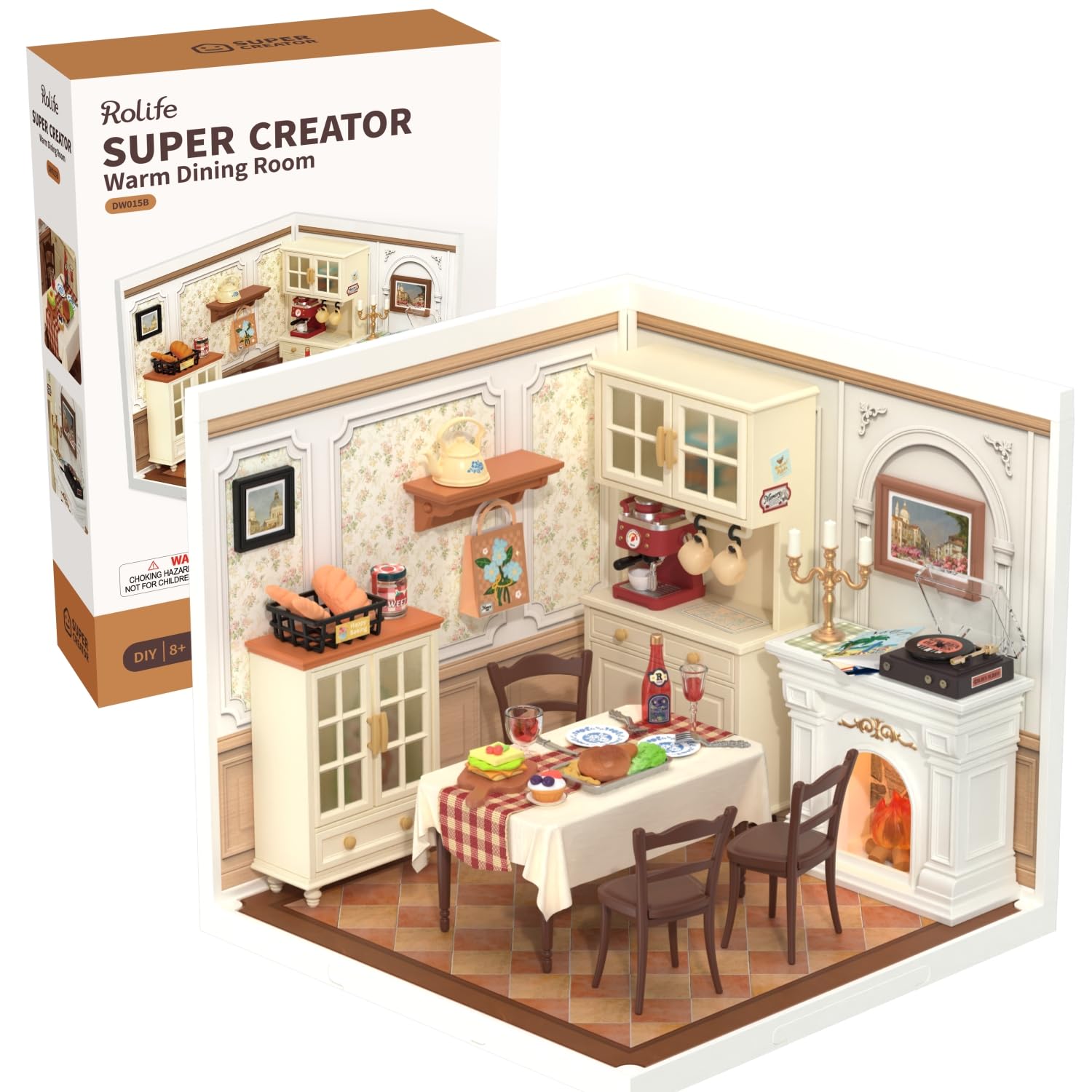 Amazon.com: Rolife Super Creator-DIY Plastic Miniature House for Adults ...