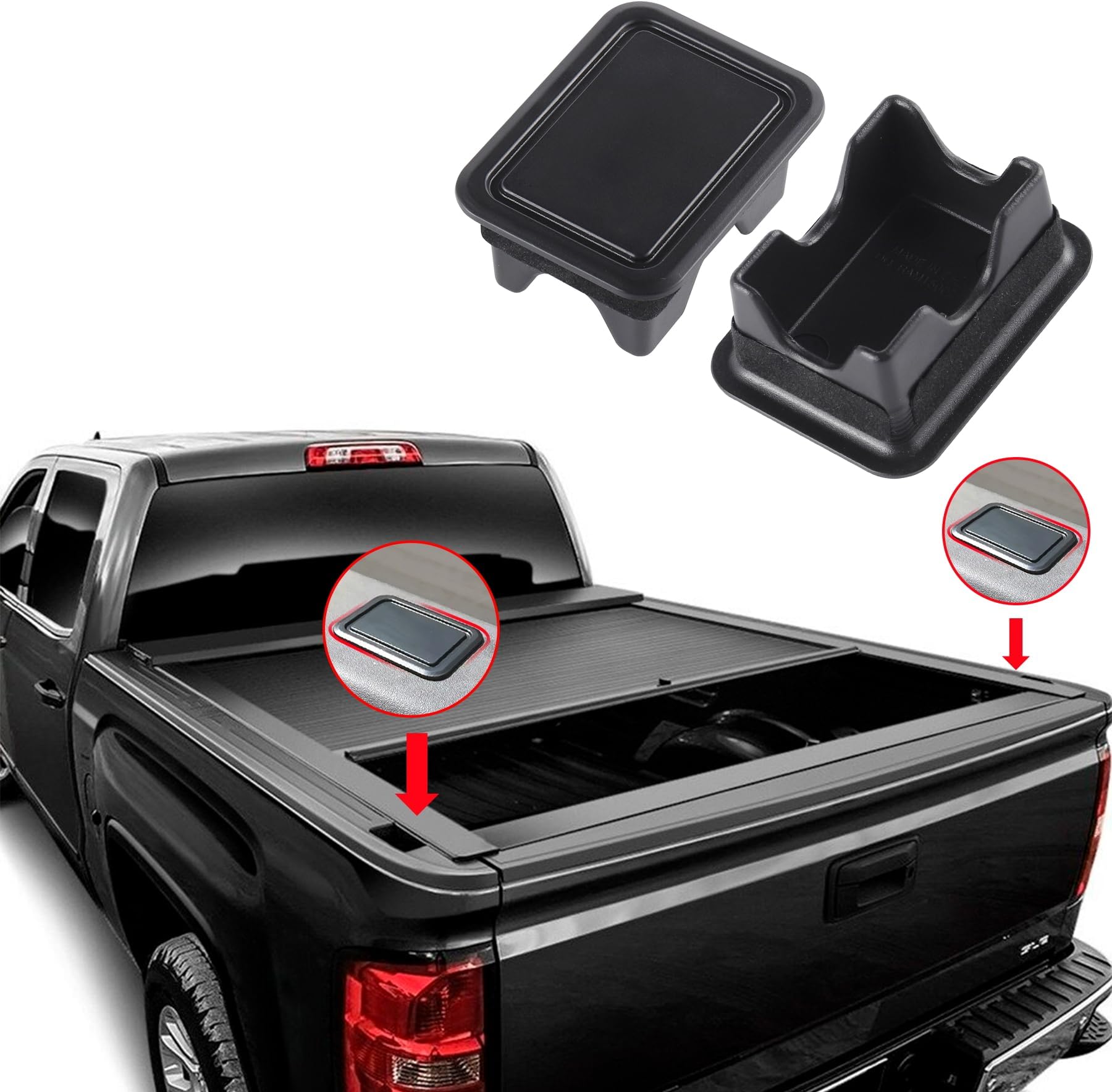 Amazon.com: RMOURTEKK Dodge Ram 1500 Stake Pocket Covers, Rear Truck ...