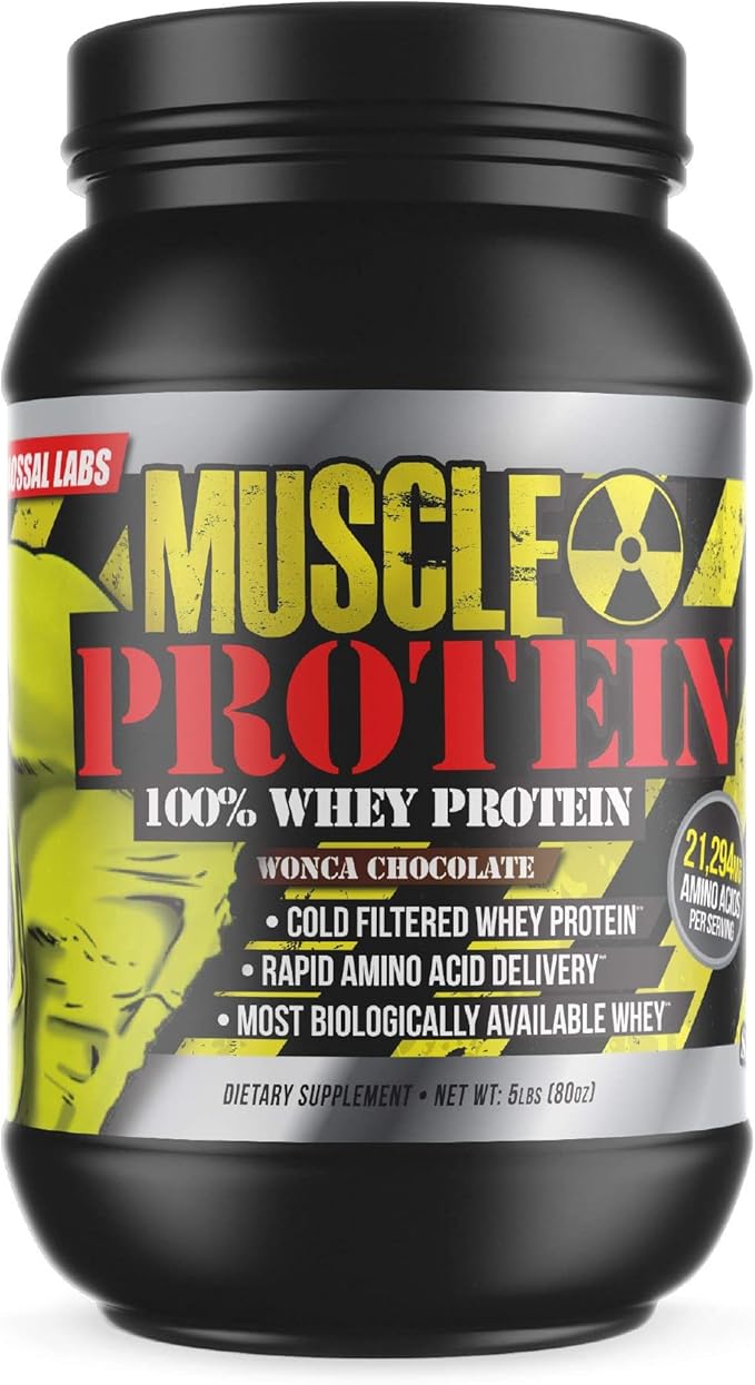 Amazon.com: COLOSSAL LABS Muscle Whey Protein [5 lbs/Pack of 1 ...