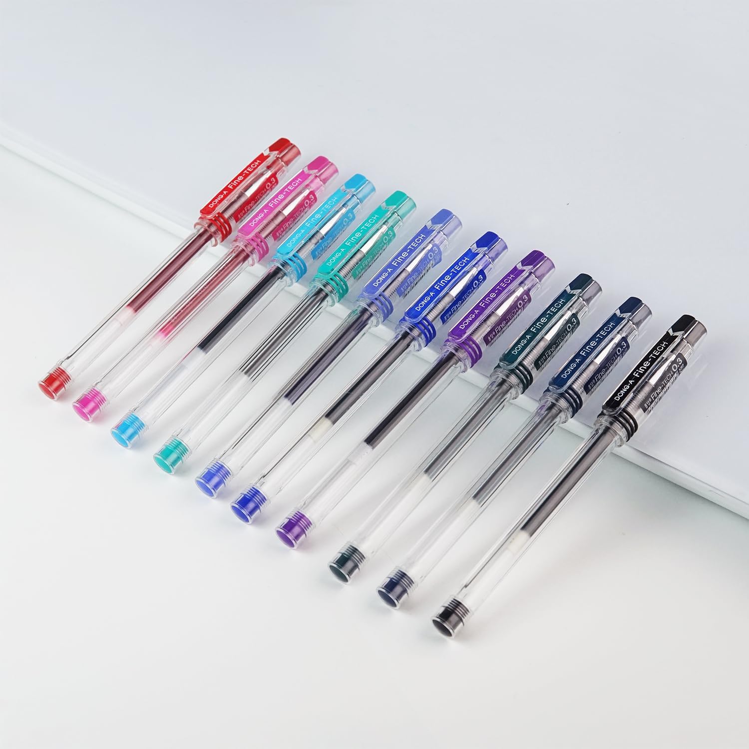 Dong-A Ultra Fine Point 0.3mm Gel Ink Pens, 10 Assorted Colors in Nepal ...