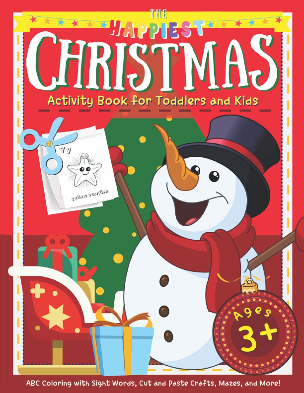 The Happiest Christmas Activity Book For Toddlers And Kids Ages ...