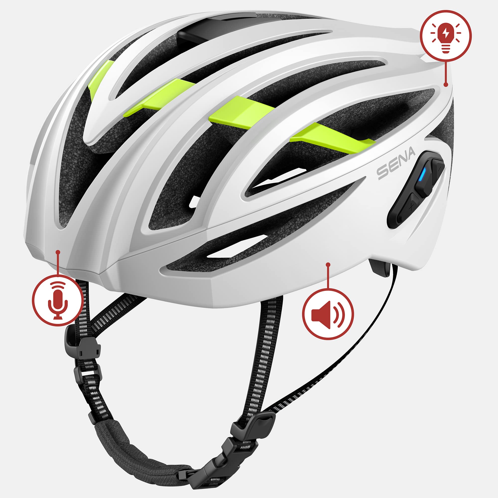 Snapklik.com : Sena R2 Road Cycling Smart Bluetooth Helmet