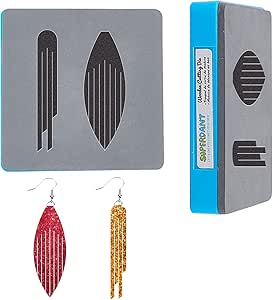 Amazon.com: SUPERDANT Tassel Feather Stacked Fringe Leaves Earrings ...
