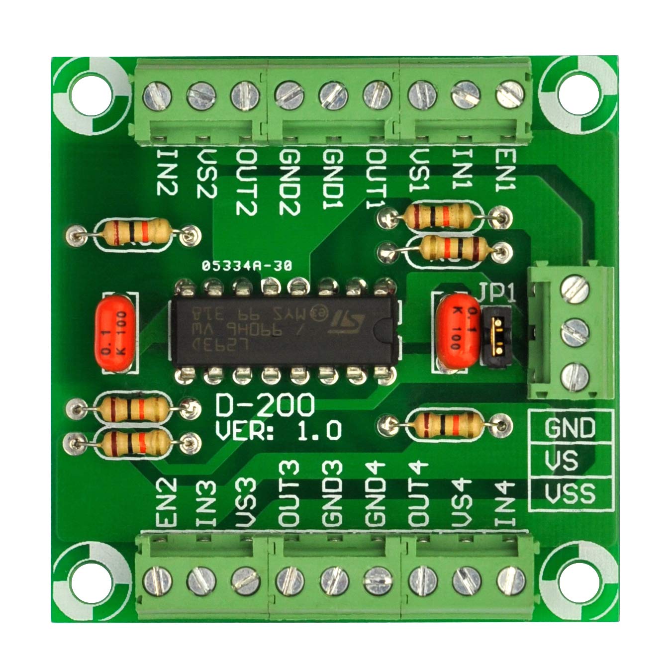 EnterMarket L293d Motor Driver Module : Amazon.in: Industrial & Scientific