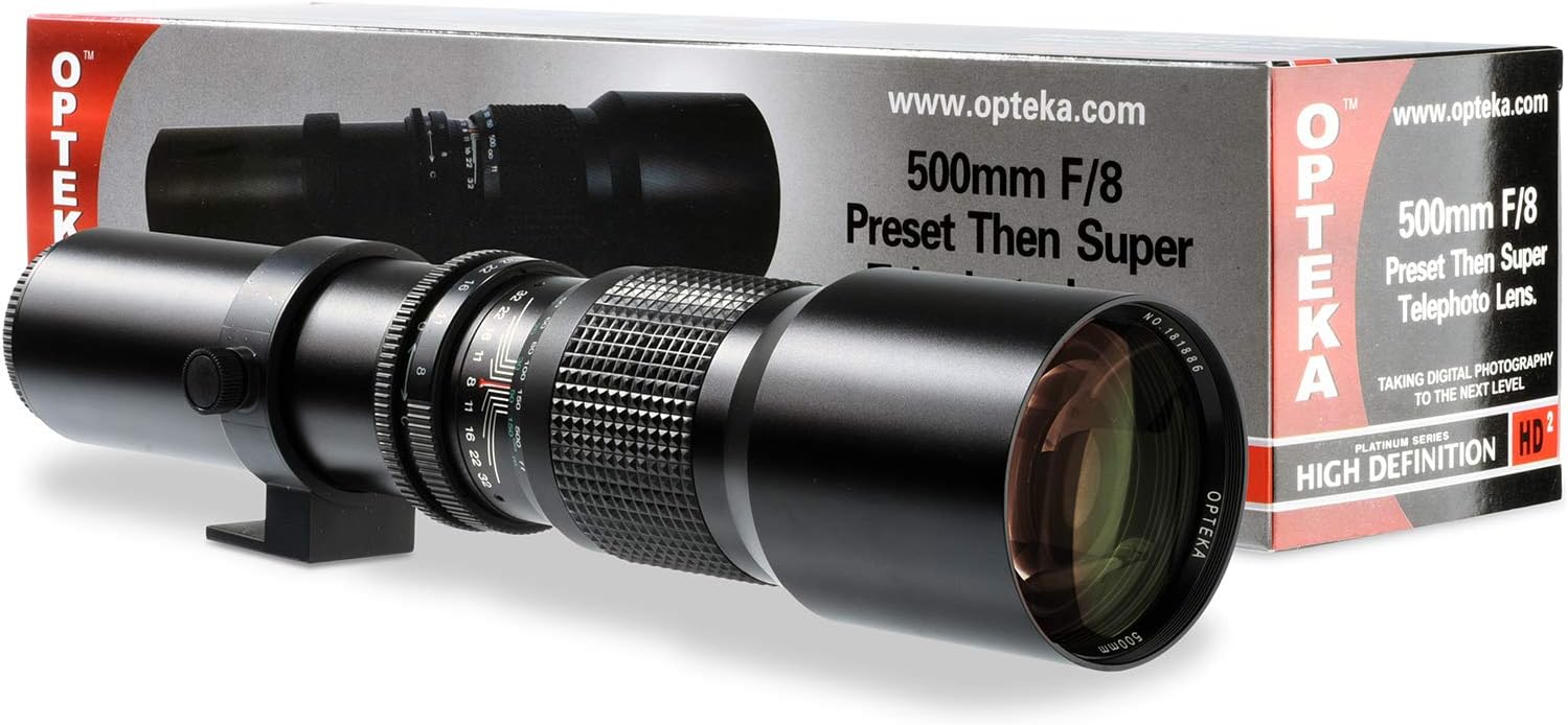 Amazon.com : Opteka 500mm Telephoto Lens for Nikon Z-Mount Z7, Z6 and ...