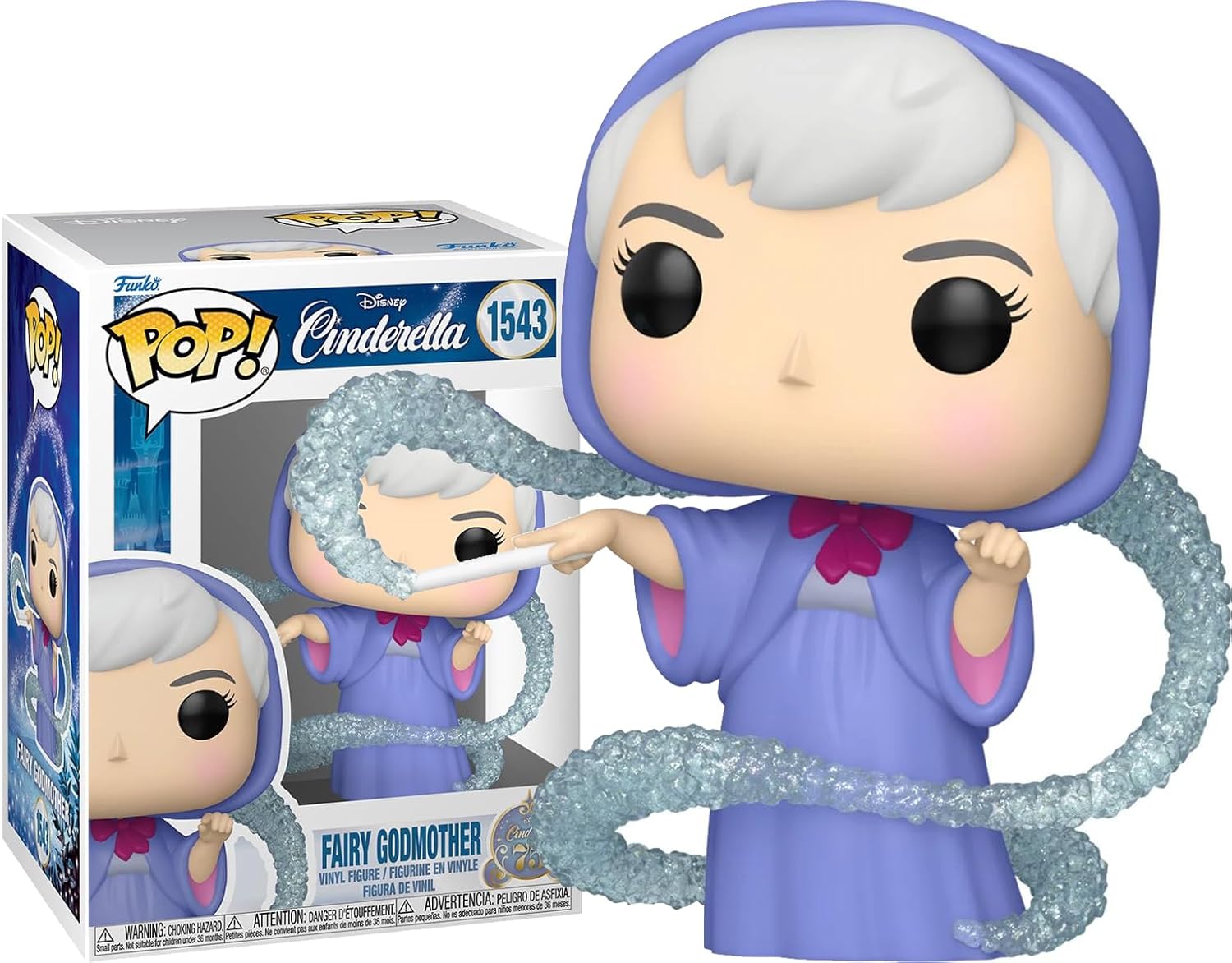 Amazon.com: Funko Fairy Godmother with Magic Wand + Pop Protector ...