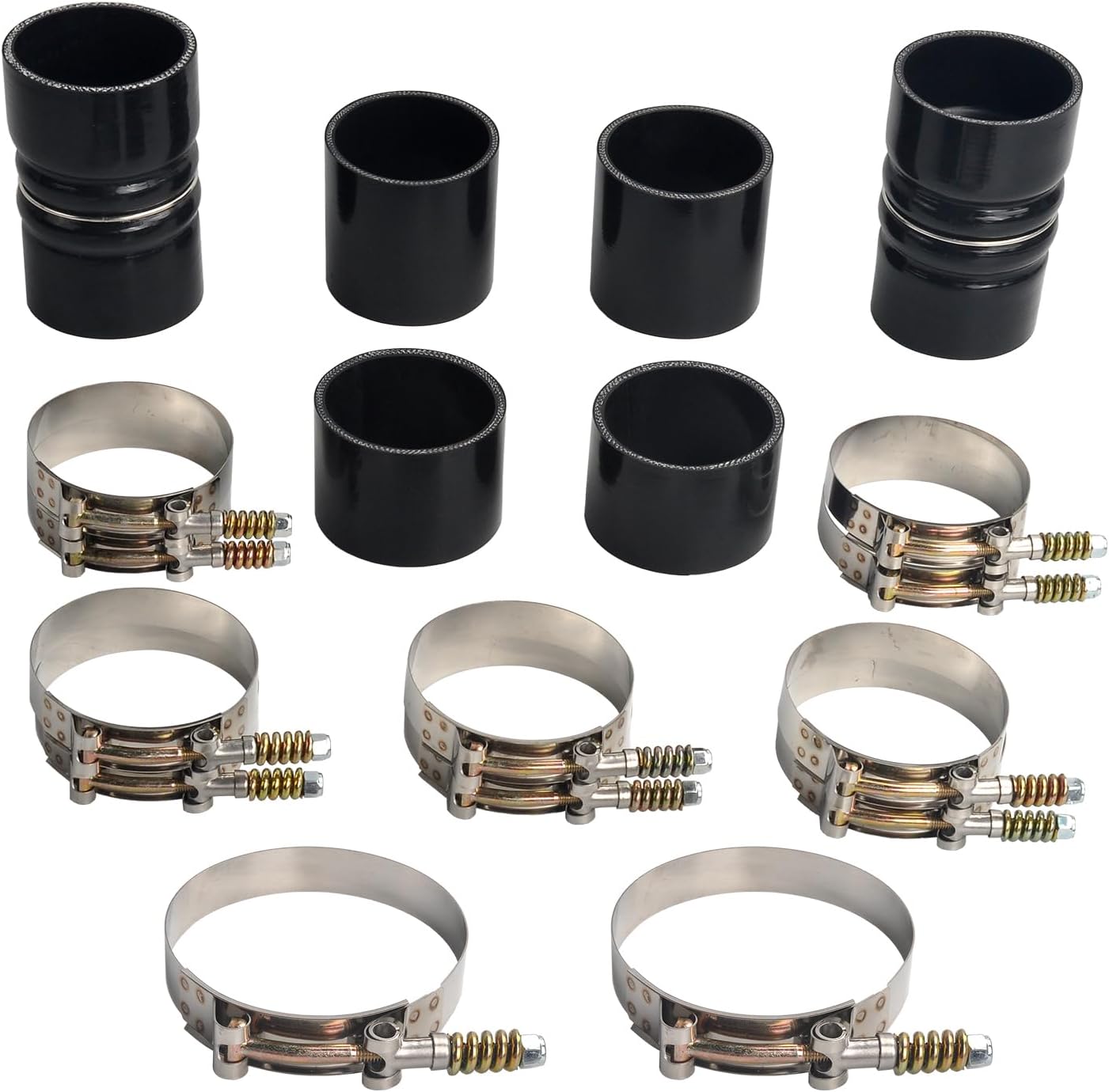 Amazon.com: X AUTOHAUX 1 Set Intercooler Hose with T Bolt Clamps Kit ...